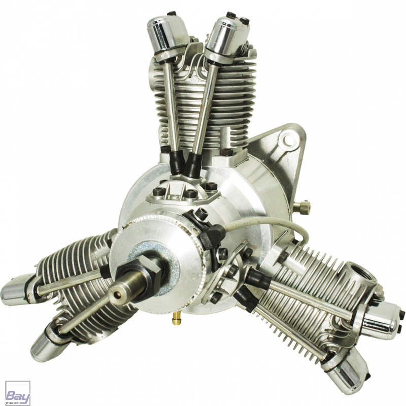 Saito Fg 60r3 Benzin Motor 3 Zylinder Sternmotor Mit El Bay Tec