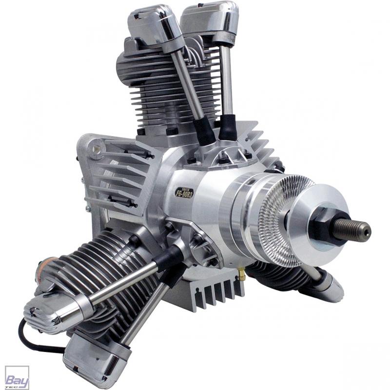SAITO FG-90R3 BENZIN MOTOR 3-ZYLINDER STERNMOTOR MIT EL - Bay-Tec ...