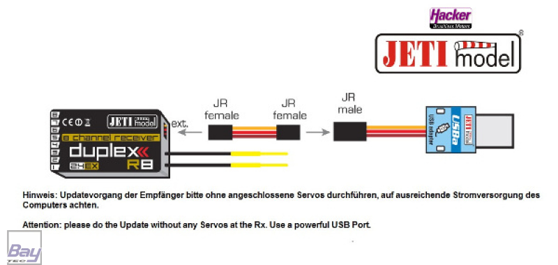 JETI USBa-Adapter - Bay-Tec Modelltechnik