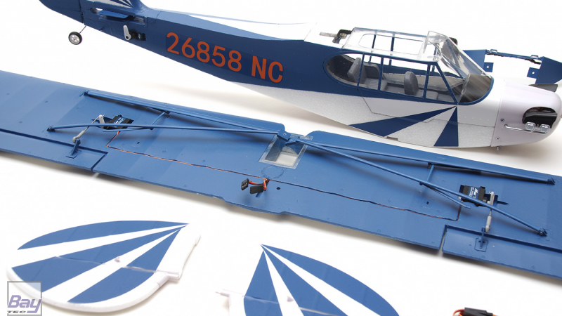 Arrows Piper J3 Cub 1100mm Elektromotor Hochdecker PNP - Bay-Tec ...