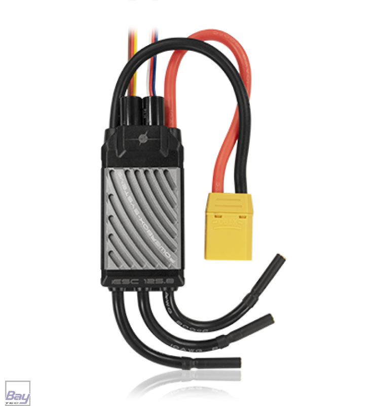 PowerBox iESC 125.8 Brushless Regler - 125A - 8S - 8A-B - Bay-Tec Modelltechnik