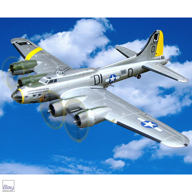 B-17 Flying Fortress EPO 1875 mm silber PNP - mit EZFW - Bay-Tec ...
