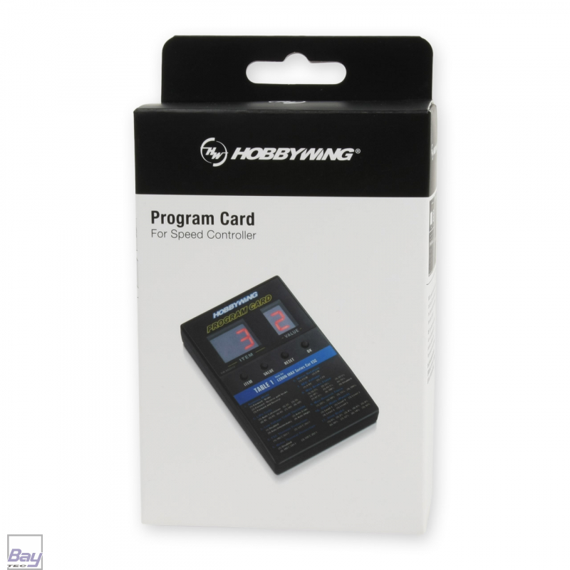 Hobbywing LED Programmierbox Xerun, FlyFun, Ezrun, Seak - Bay-Tec ...