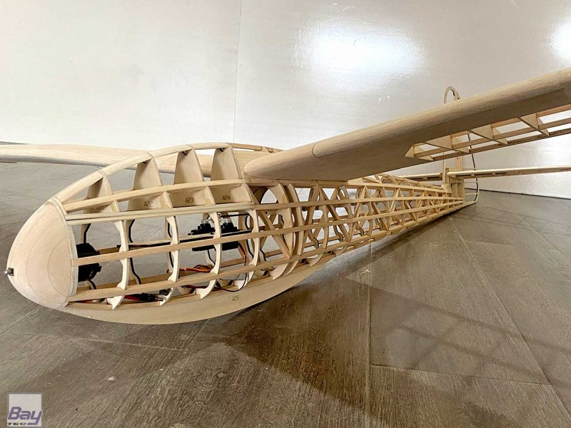 Segler Laser Holzbausatz Lippisch G108 / 2750 mm - Bay-Tec Modelltechnik